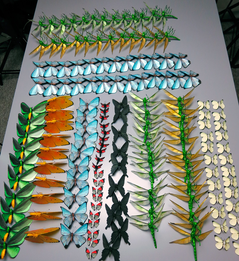 Portfolio of Authentically Detailed Realistic Life-Size Faux Insect Art ...